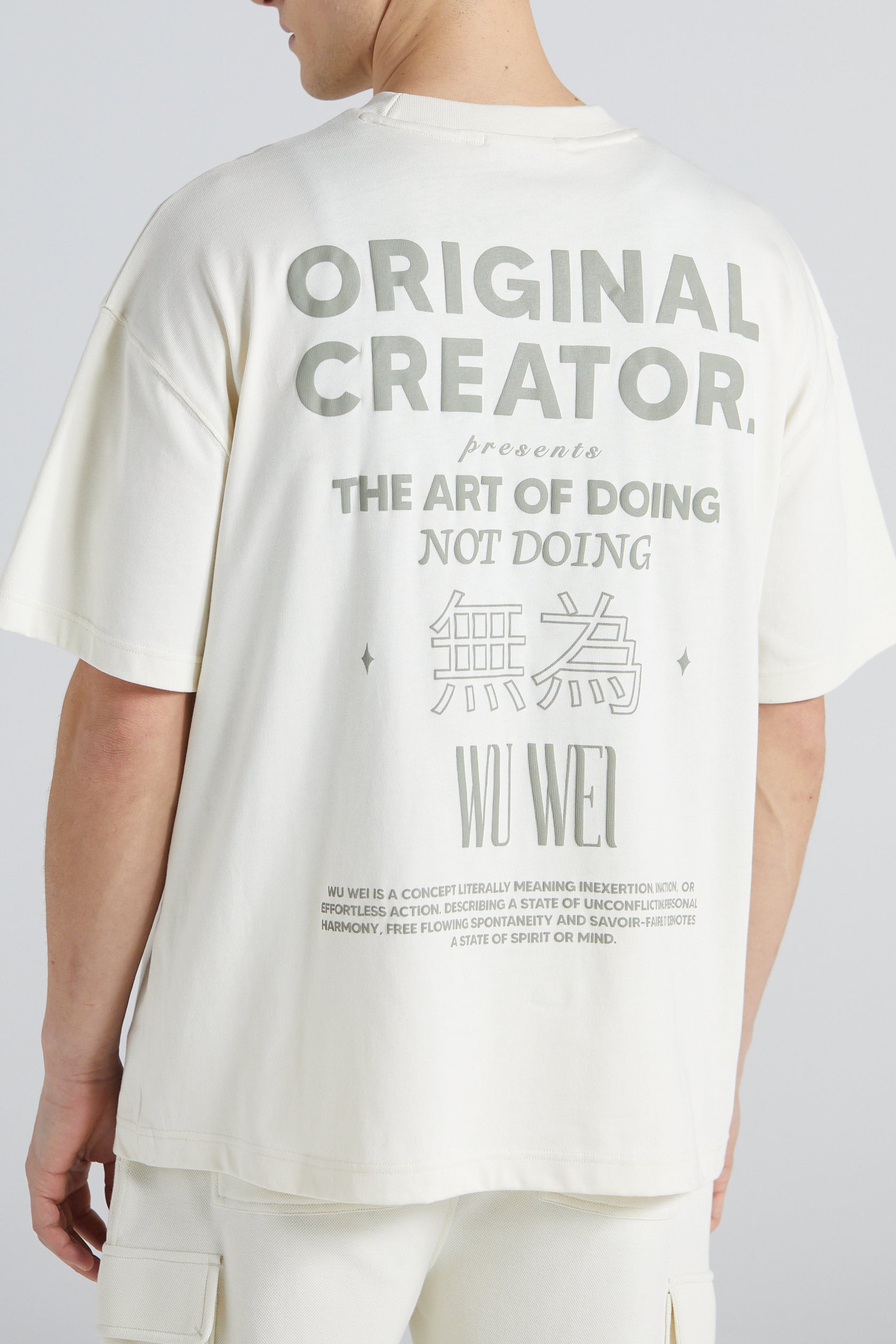 Art of Doing Not Doing T-Shirt Off White - Original Creator
