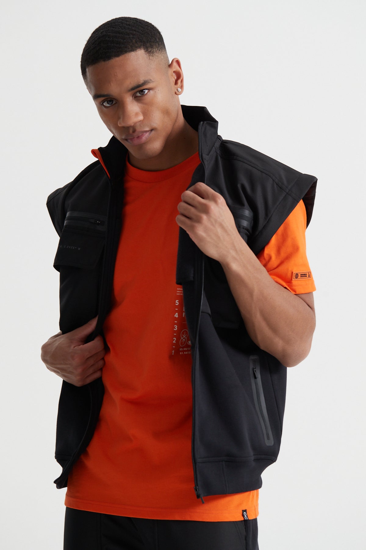 Grid Modular Jacket in Jet Black - Original Creator