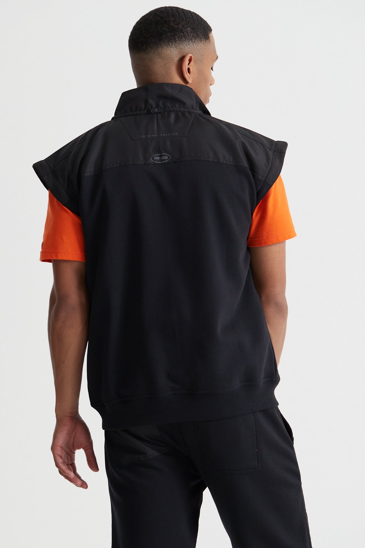 Grid Modular Jacket in Jet Black - Original Creator