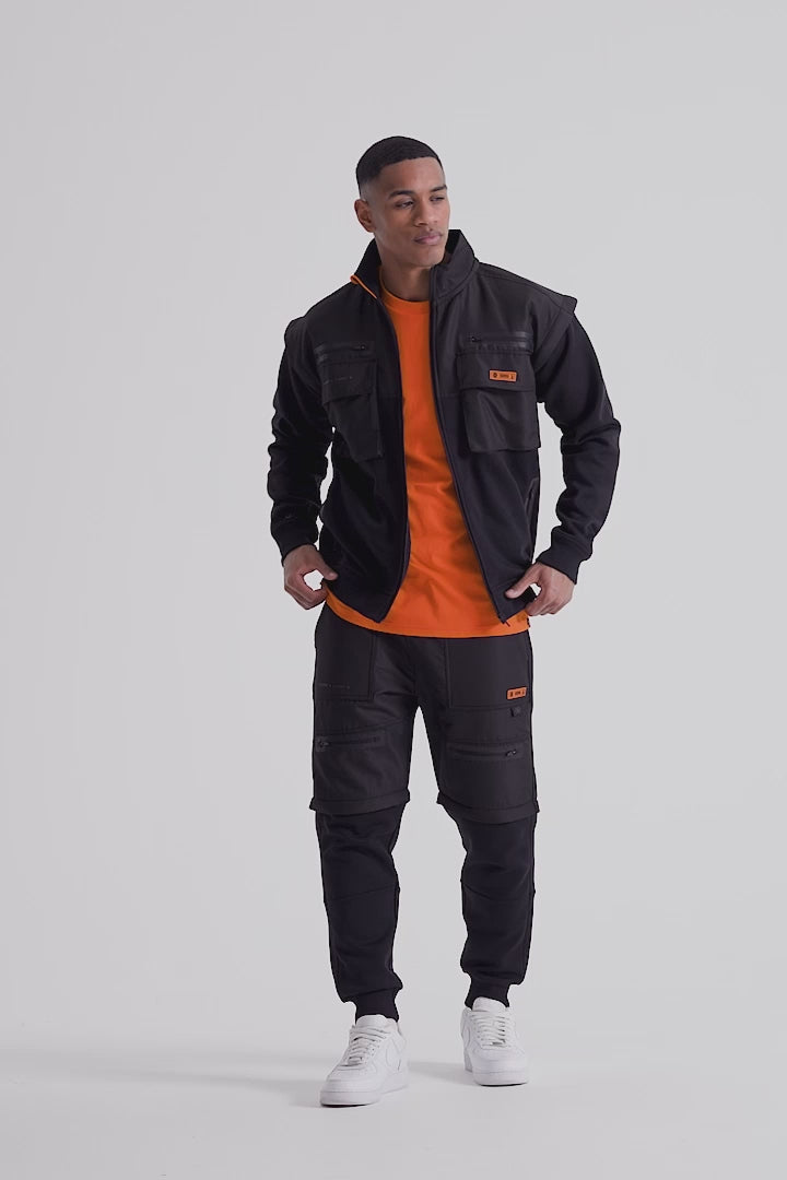 Grid Modular Jacket in Jet Black - Original Creator